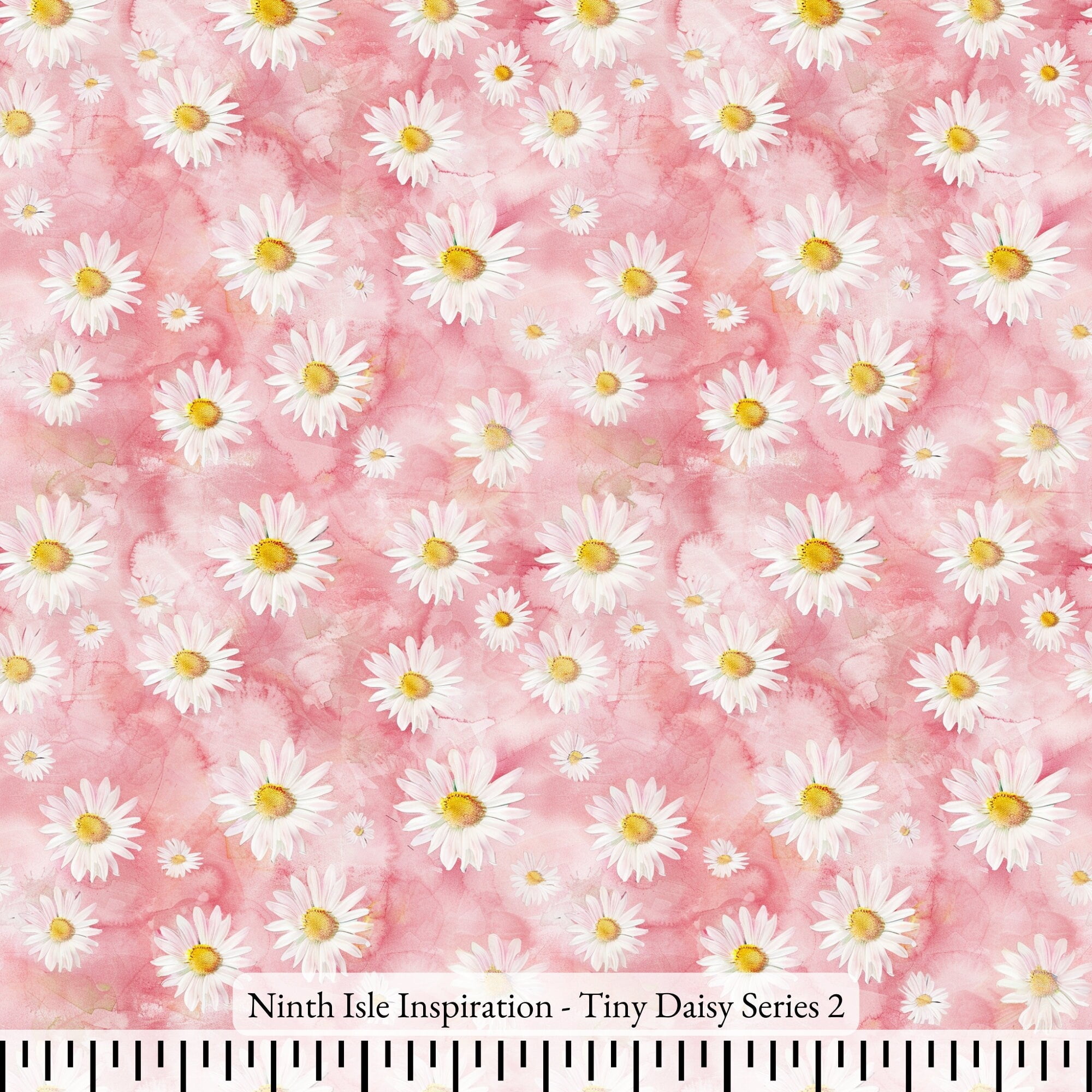 Ninth Isle Inspiration - Tiny Daisy Series - 100% Rayon Fabric By The ...