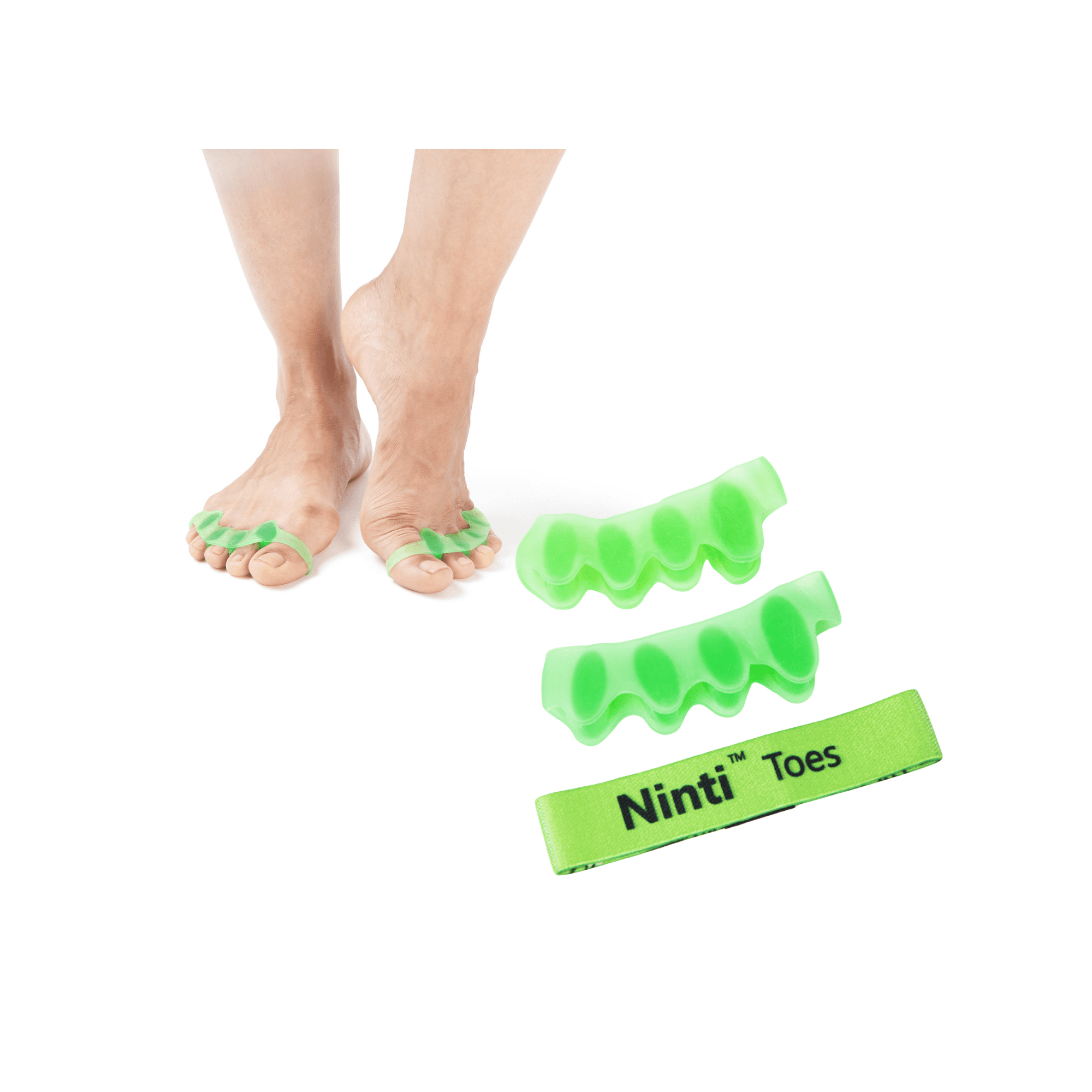 Ninti Toes -Toe Spacers and Toe Resistance Bands. Correcting Bunions ...