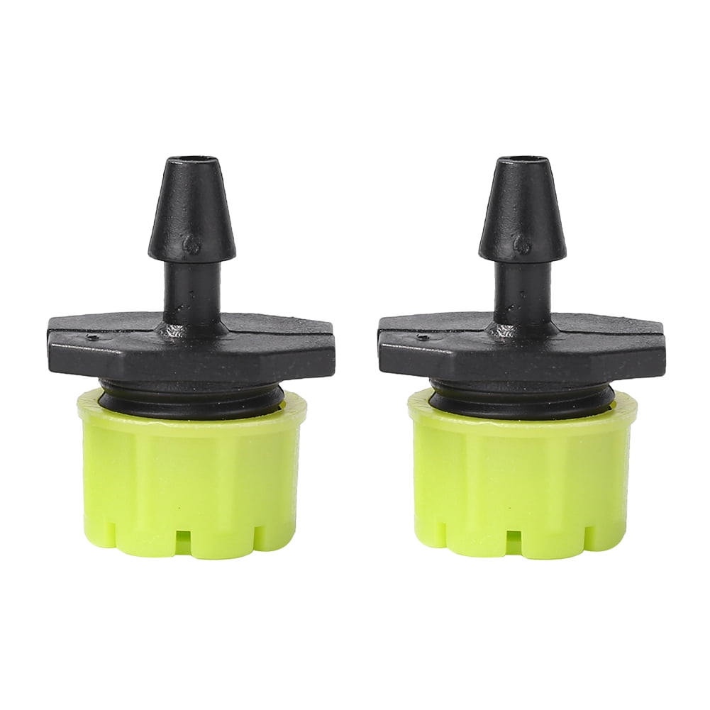 Niovtt 100pcs Adjustable Water Dropper Irrigation Hose Drip Head (Grass ...