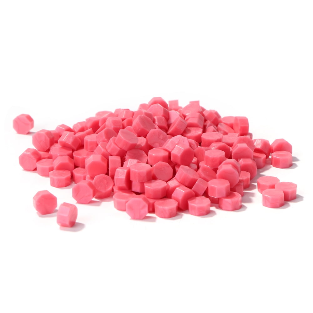 Niovtt 100pcs Octagon Red Seal Wax Beads Stamp Beaded for Letter ...