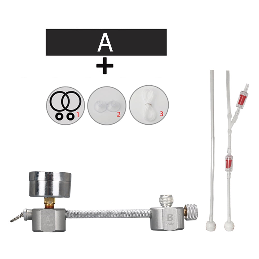 Niovtt Aquarium DIY CO2 Generator System Kit Carbon Dioxide Reactor w/ Check Valve - Walmart.com