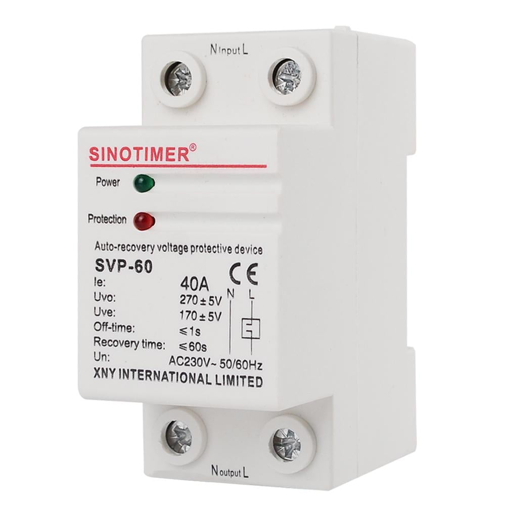 Niovtt Auto Recovery Circuit Breaker Overvoltage Undervoltage Protector ...