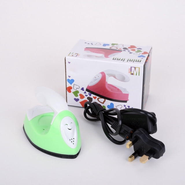 Niovtt DIY Handy Iron Portable Electric Heat Press Iron for Heat Transfer(UK Green) - Walmart.com