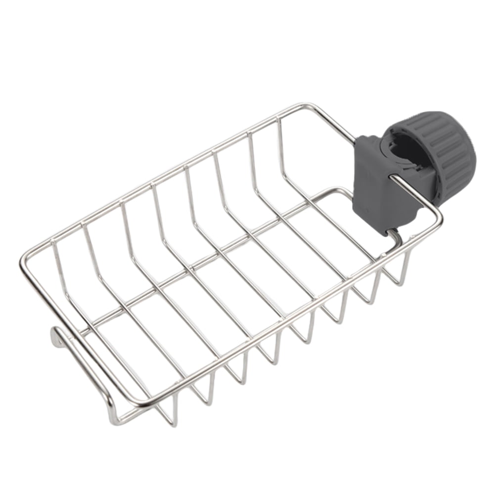 Niovtt Dishcloth Rag Sponge Shelf Drain Dry Rack Faucet Towel Rack for ...