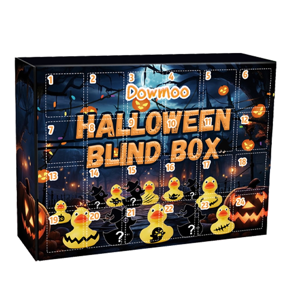 Niovtt Halloween Duck Arrival Calendar Box Animal Themed Novelty ...