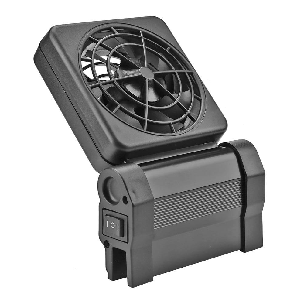 Niovtt Mini Aquarium Cooling Fan Fish Tank Mute Chiller Marine Pond Fan ...