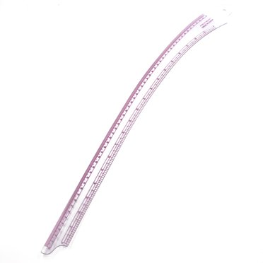Dritz 24" Hip Curve Ruler, Sewing Ruler, Clear - Walmart.com