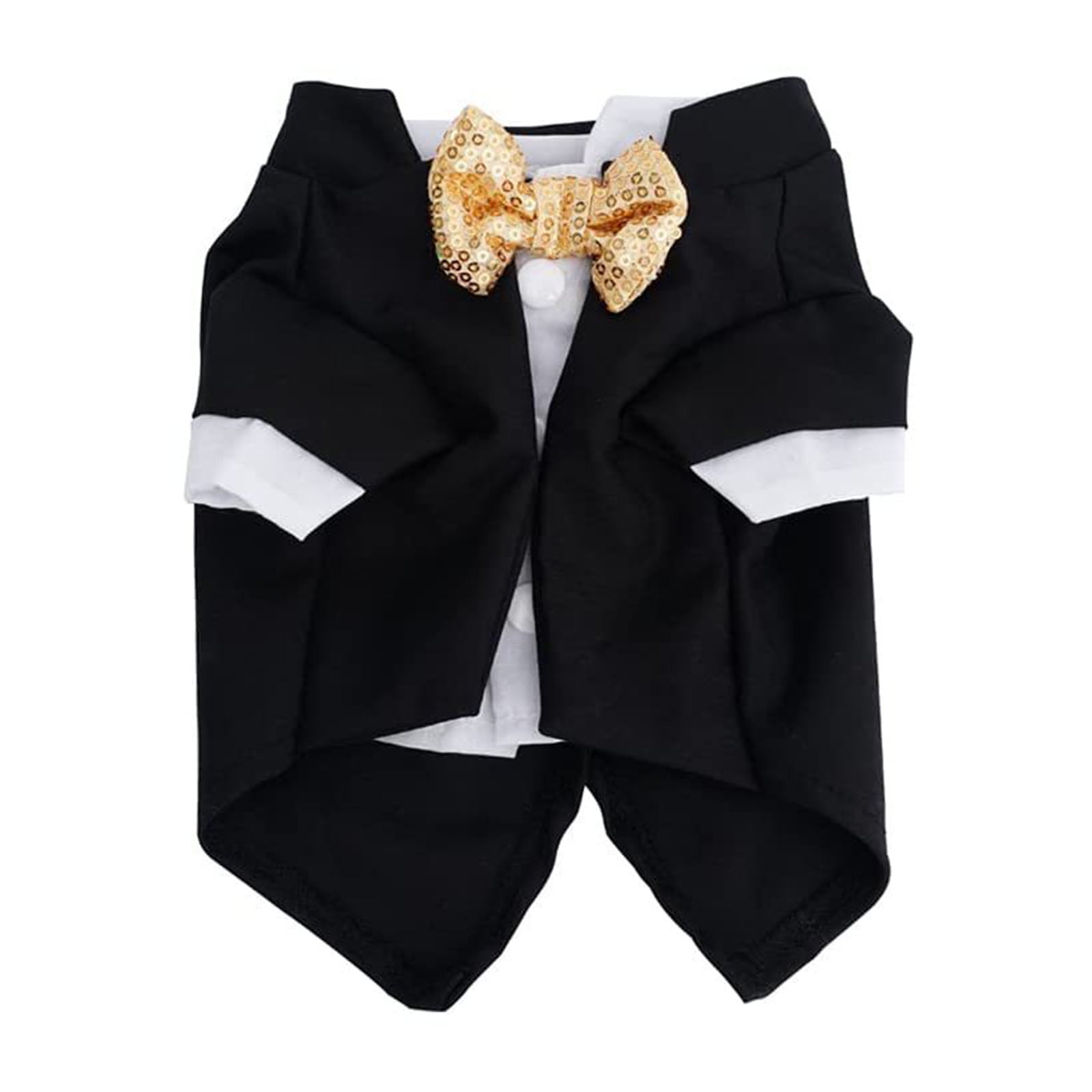 Niovtt Polyester Dog Tuxedo Pets Formal Clothes Puppy Wedding Costumes ...