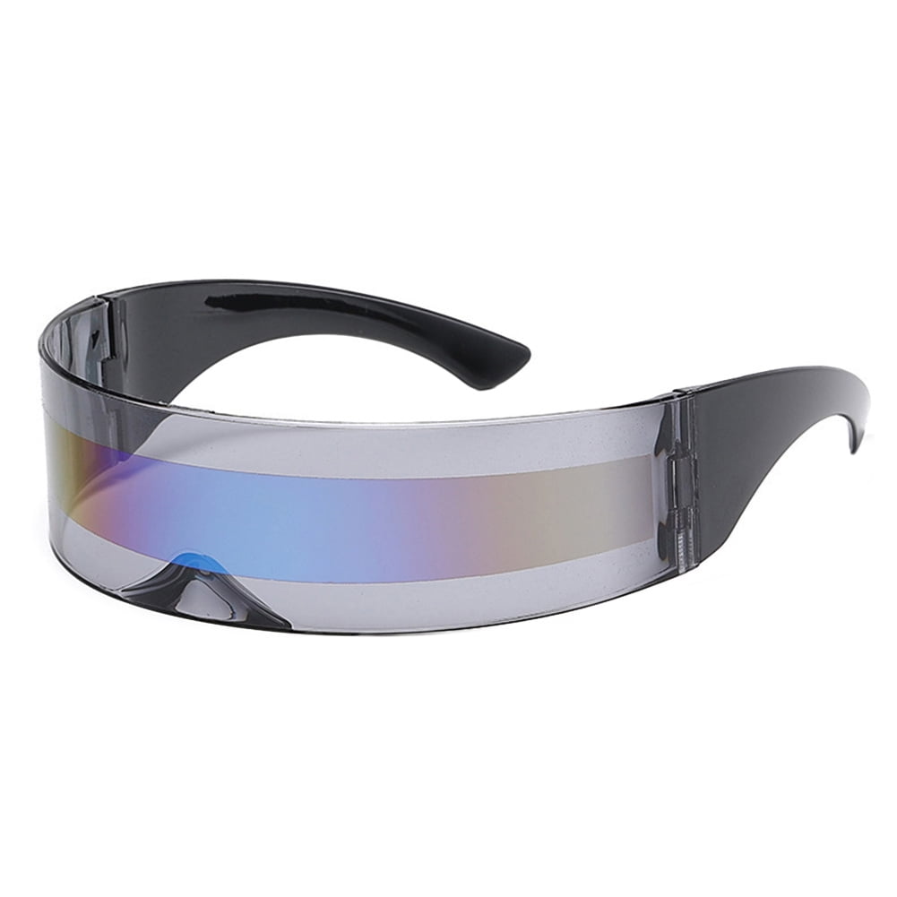 Niovtt Punk Goggle Rimless Outdoor Sunglasses Sports Beach Daily ...