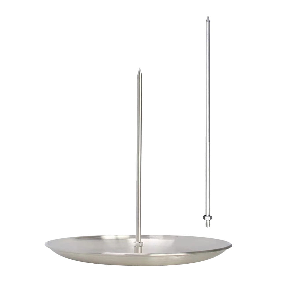 Niovtt Removable BBQ Rack Replace Spikes Vertical Meat Chicken Skewer ...