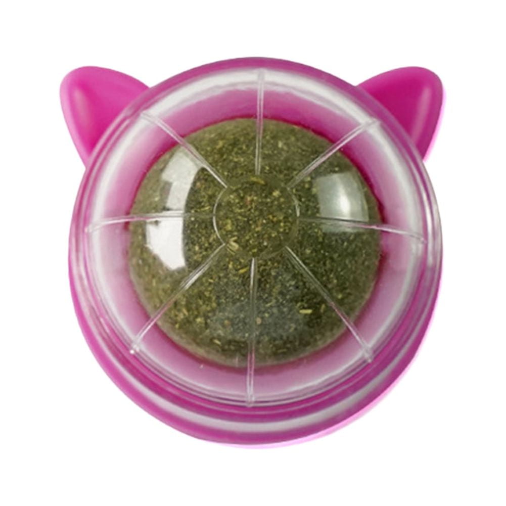 Niovtt Rotatable Catnip Ball Natural Cats Licking Balls Molar Catnip ...