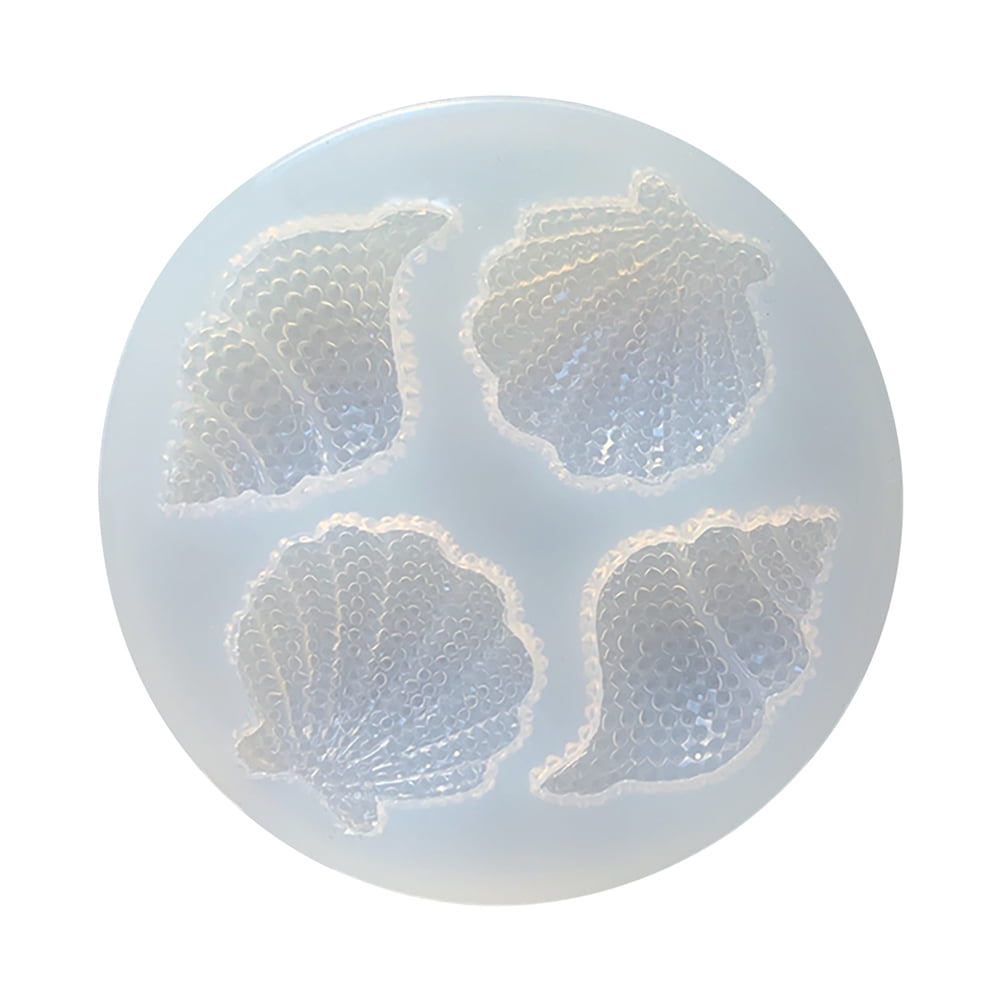 Niovtt Shell Conch Mirror Epoxy Silicone Mold Chocolate Cake Dessert ...
