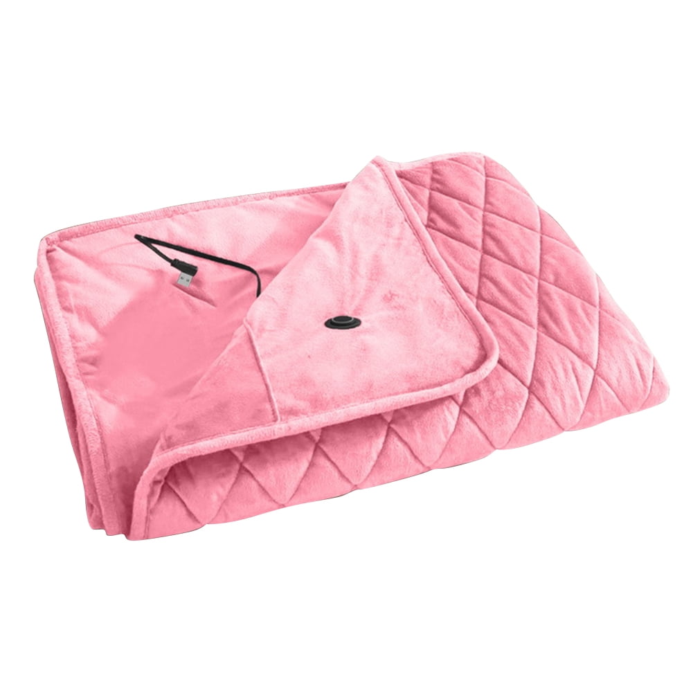 Niovtt Smart Electric Heating Shawl Cordless Electric Blanket (Pink ...