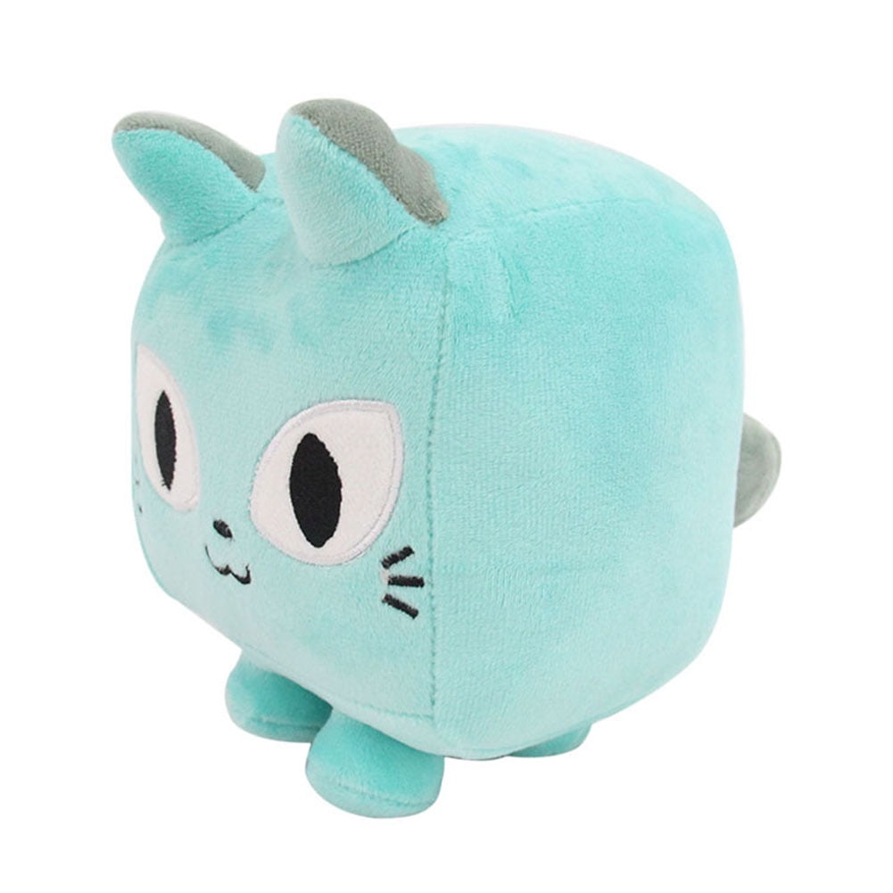Niovtt Square Cat Plush Toy for Kid Animal Stuffed Doll Children ...