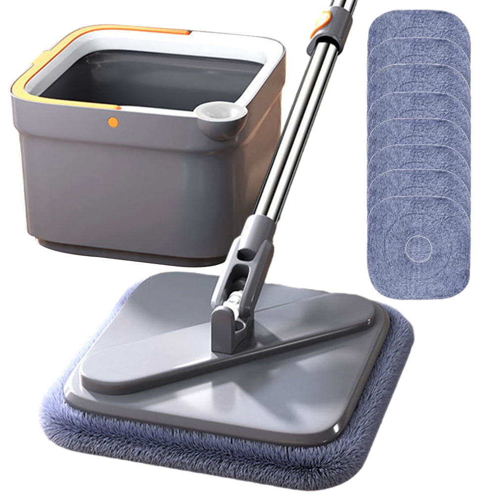 Niovtt Square Mop Water Separation 360 Rotating Spin Mop Self-Cleaning ...