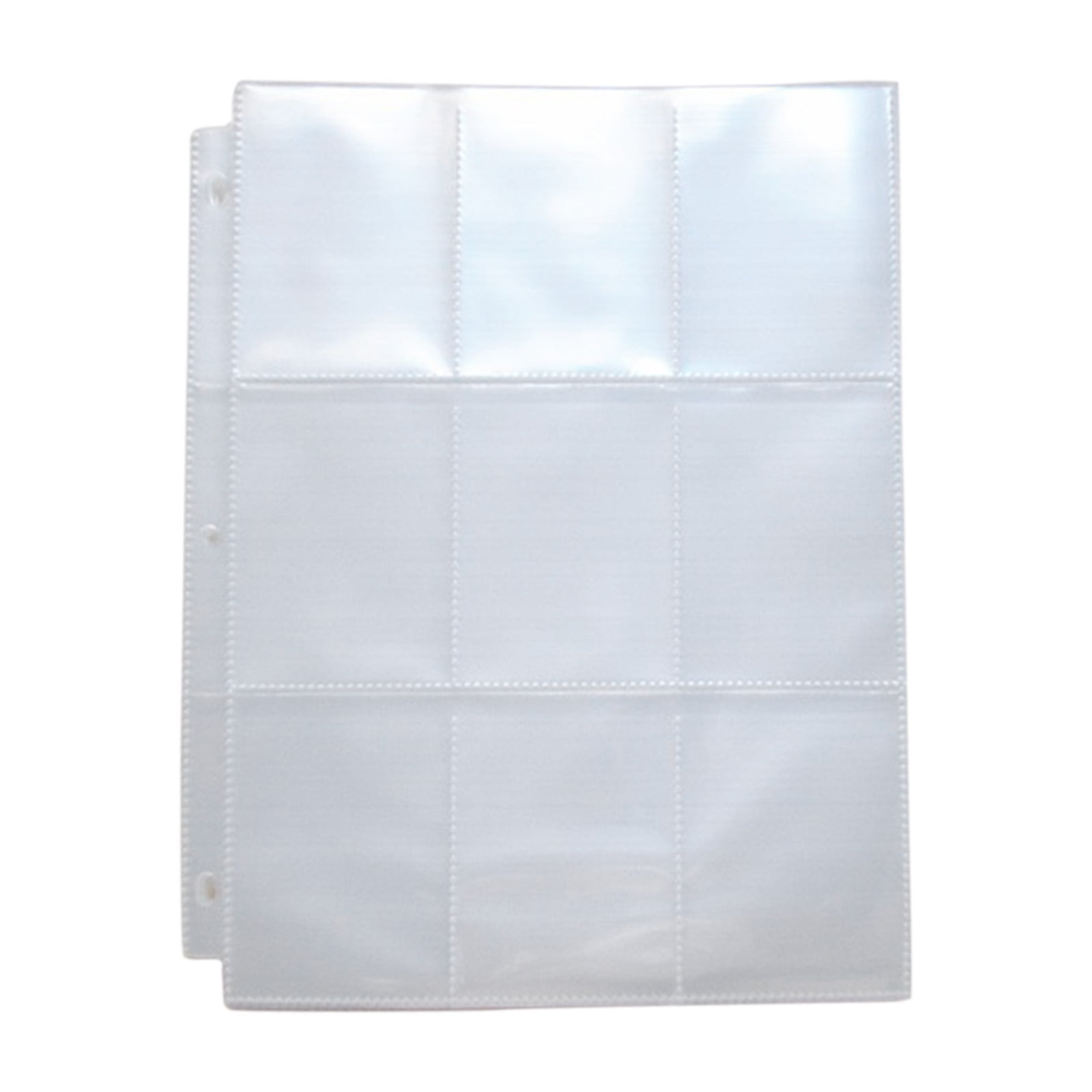 Niovtt Trading Card Sleeve Pages 25 Pack 9 Pocket Card Protectors ...