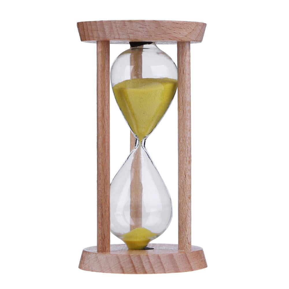 Niovtt Wooden Sand Clock 3 Minutes Hourglass Sandglass Toothbrush Timer ...