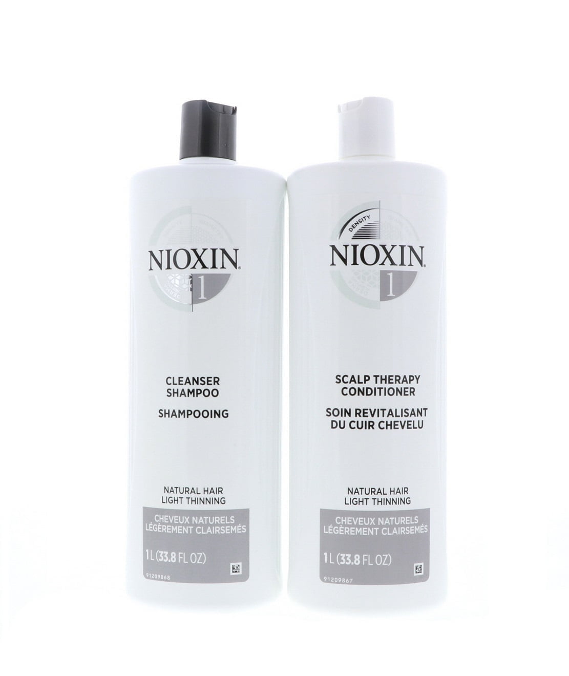 Nioxin System 1 Cleanser Shampoo & Scalp Therapy Conditioner Set For ...