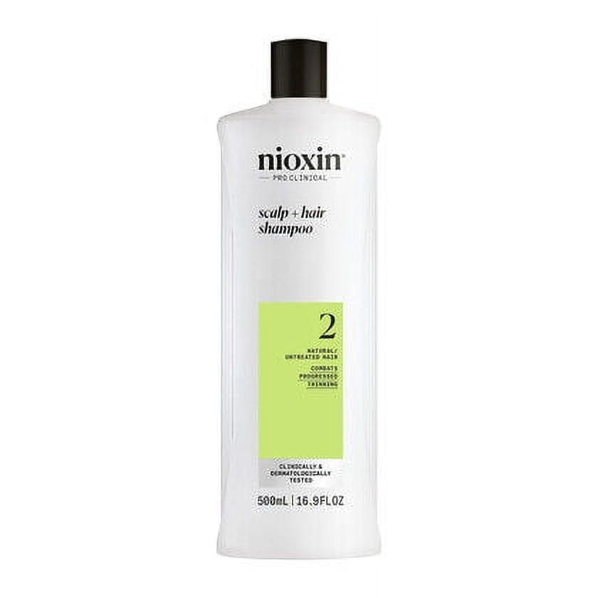 Nioxin System 2 Shampoo For Fine Hair Noticeably Thinning Nioxin, 16.9 ...