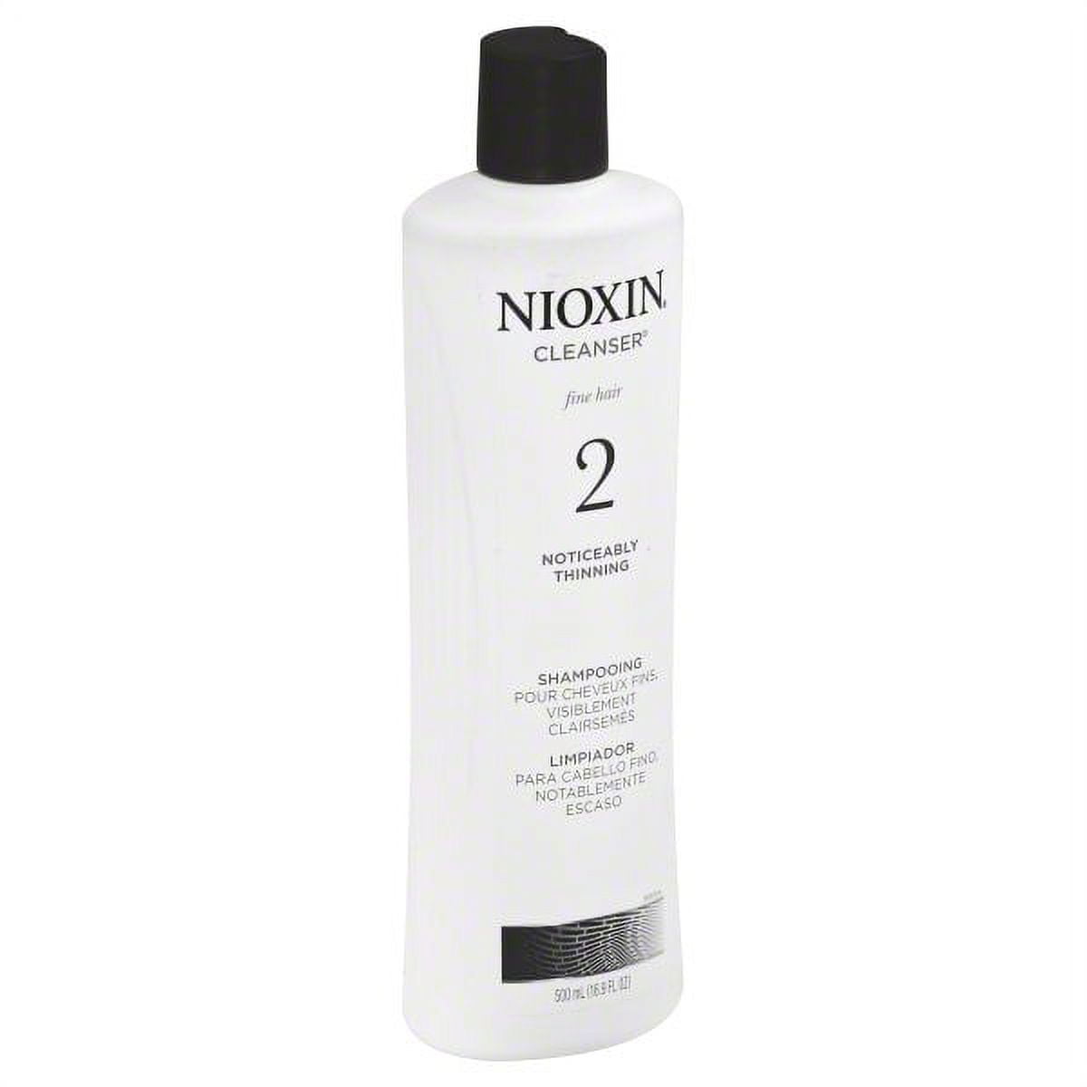 Nioxin System 2 Shampoo For Fine Hair Noticeably Thinning Nioxin, 16.9 ...
