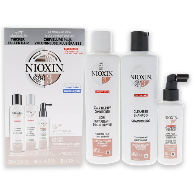 Nioxin System 3 Colored Hair Light Thinning Kit - Walmart.com