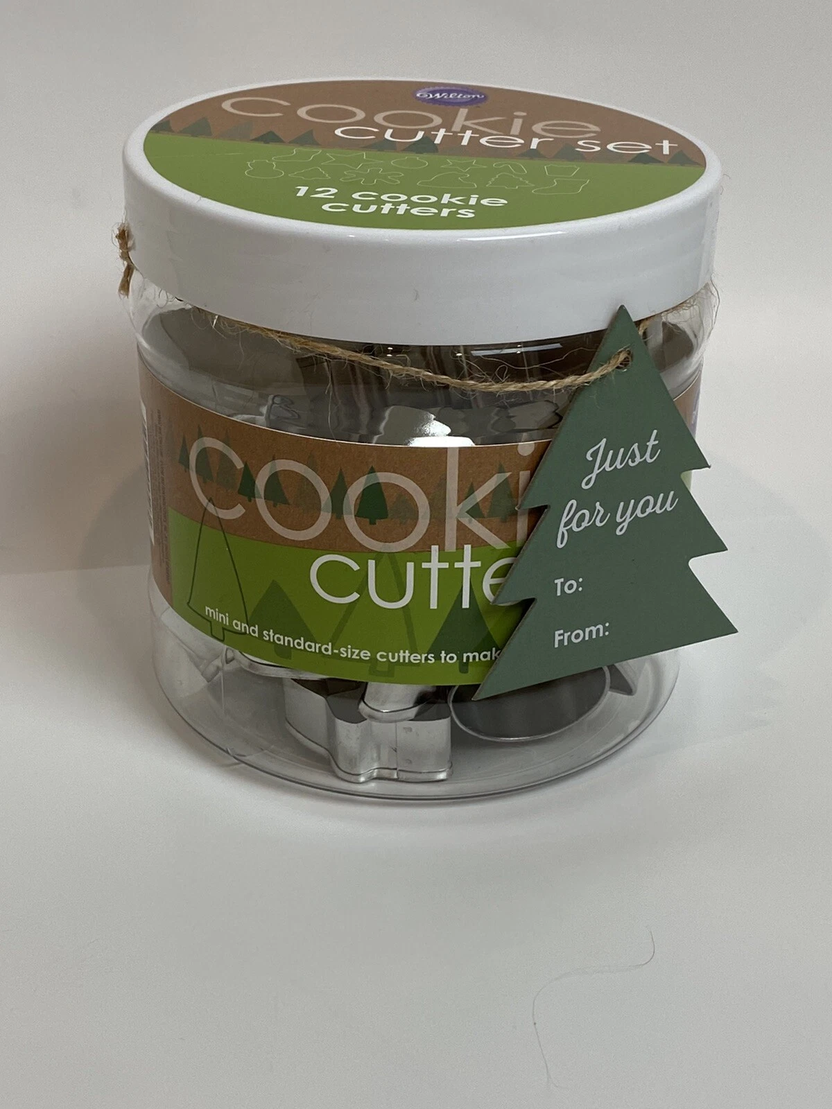 Nip Wilton Holiday Shapes Metal Christmas Cookie Cutter Set 12-Piece ...