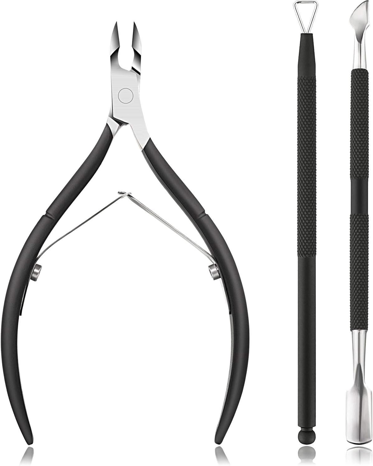 Nipper with Stainless Steel Remover and Cutter Beauty Tool Black ...