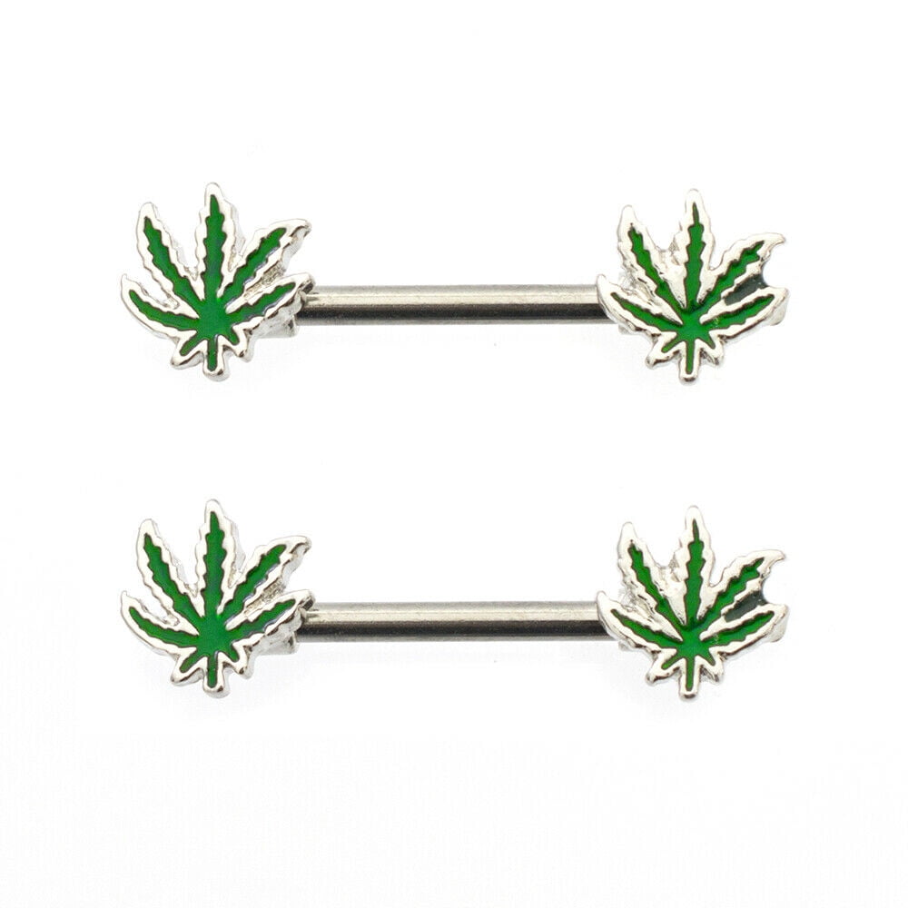 Weed nipple piercings store