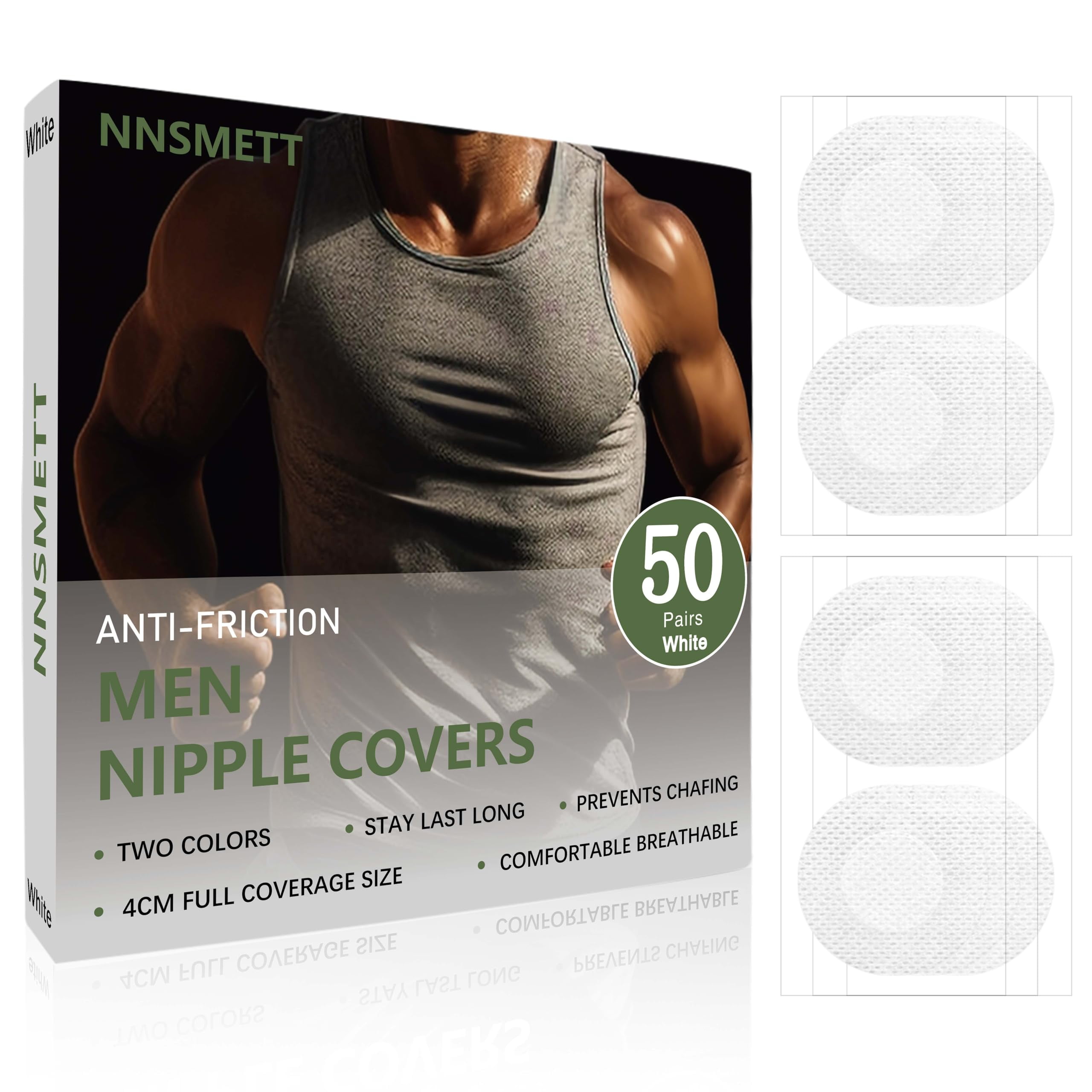 Nipple Covers Men,100Pcs (50 Pairs) Anti-Chafing Nipple Covers for Men ...