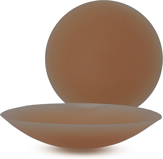 Nipple Covers -Seamless and Sheer Adhesive Silicone Nipple Pasties for ...