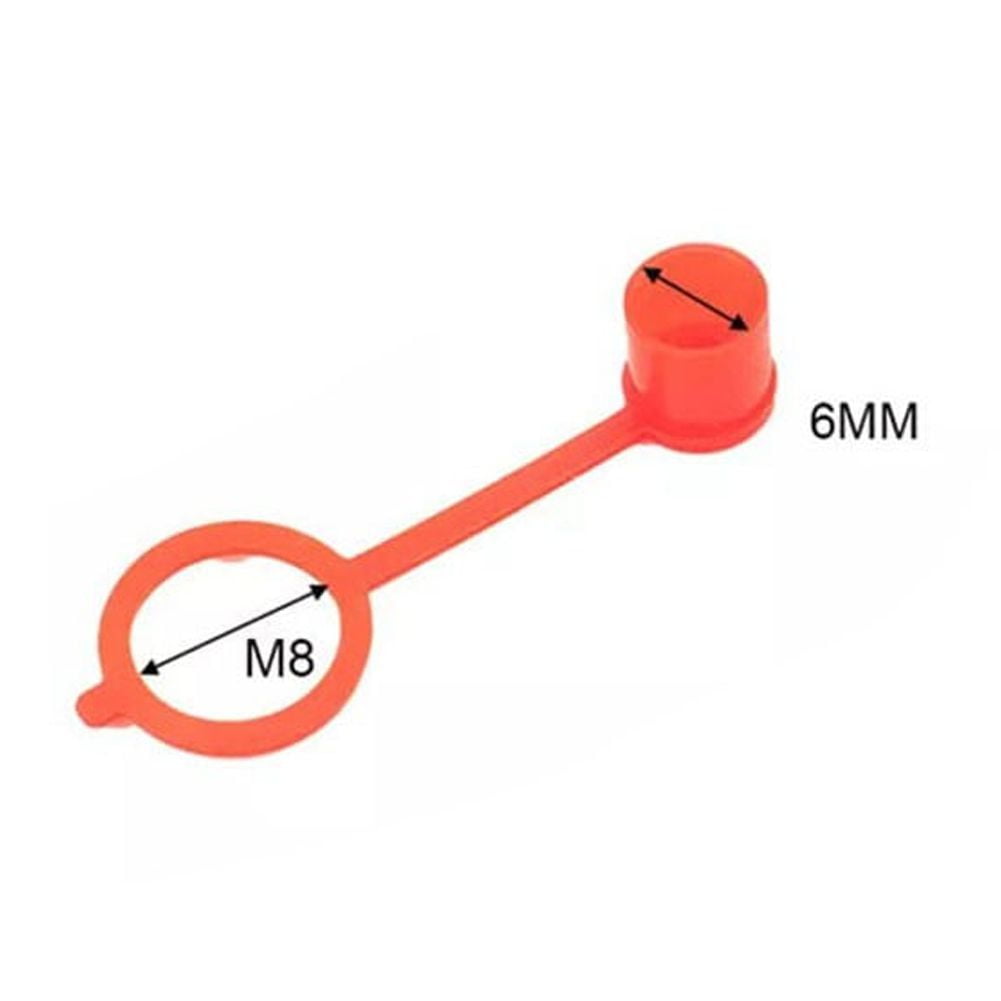 Nipple Fitting Red Protection M6 M8 M10 Dust Cover For Grease Zerk M8 ...