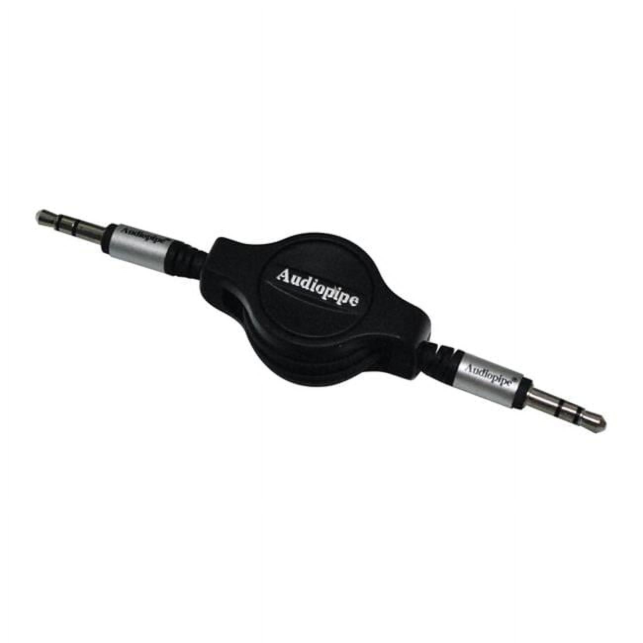 Audiopipe 3.5 to 3.5 Jack Plug 3 Ft Retractable - Walmart Business Supplies