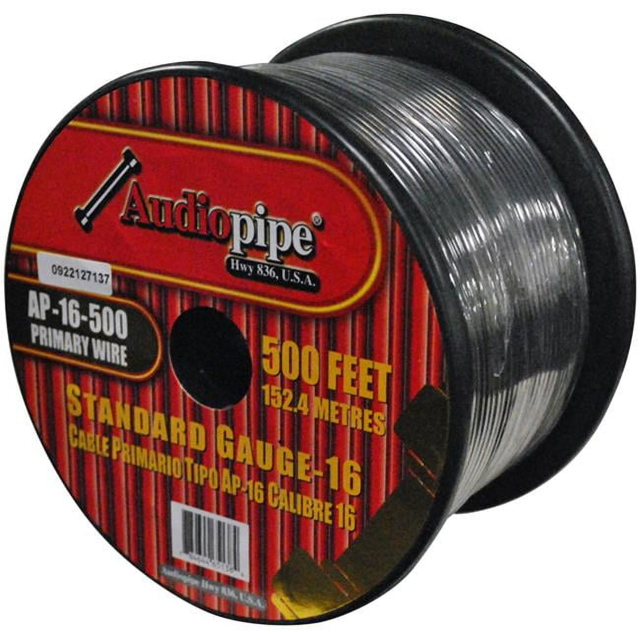 Nippon AP16500BK 500 ft. 16 Gauge Primary Wire, Black - Walmart.com