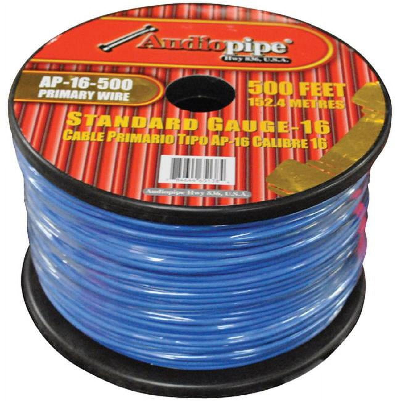 Nippon AP16500BL 500 ft. 16 Gauge Primary Wire, Blue - Walmart.com