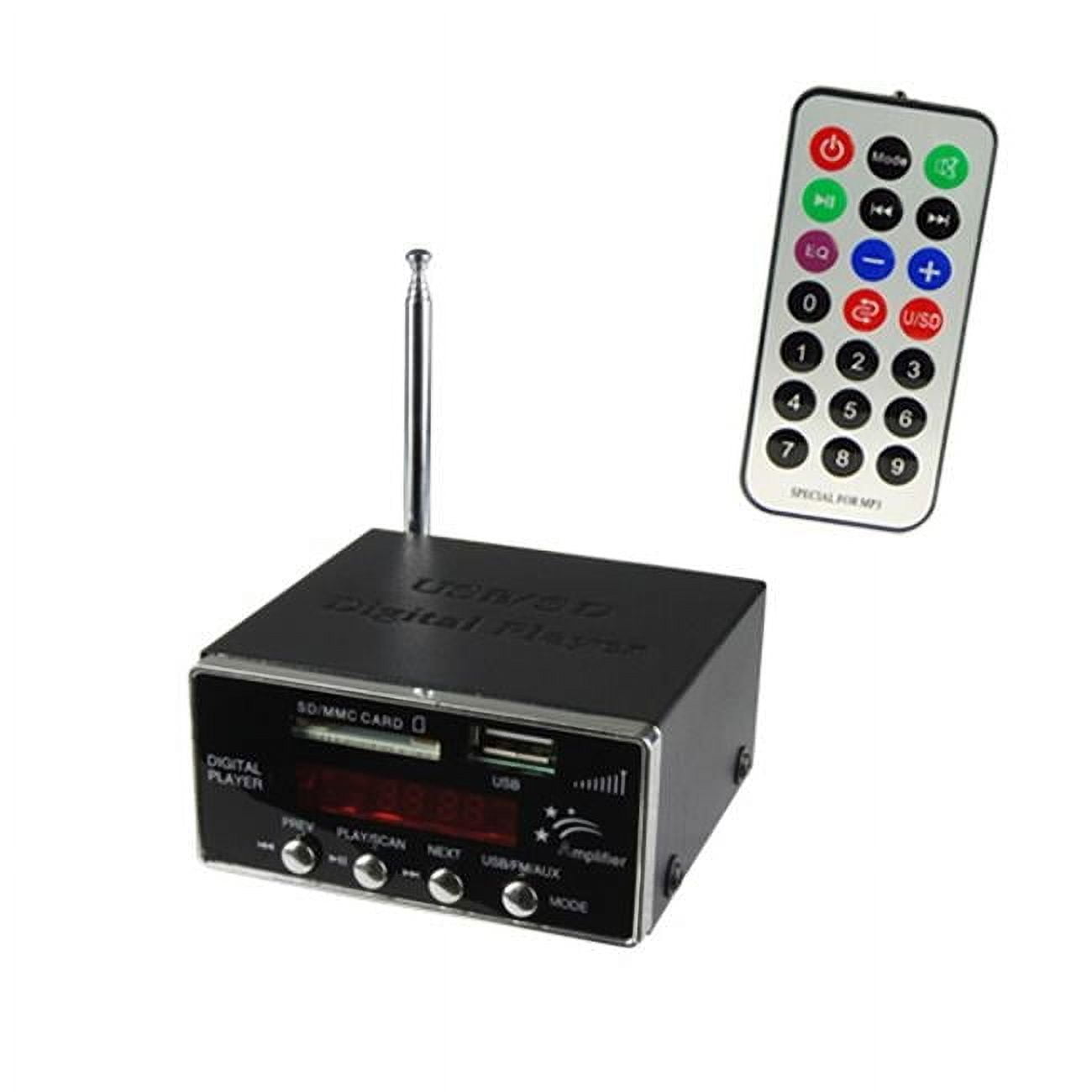 Nippon Digital MP3 Player with FM Radio USB & SD Remote Control ...