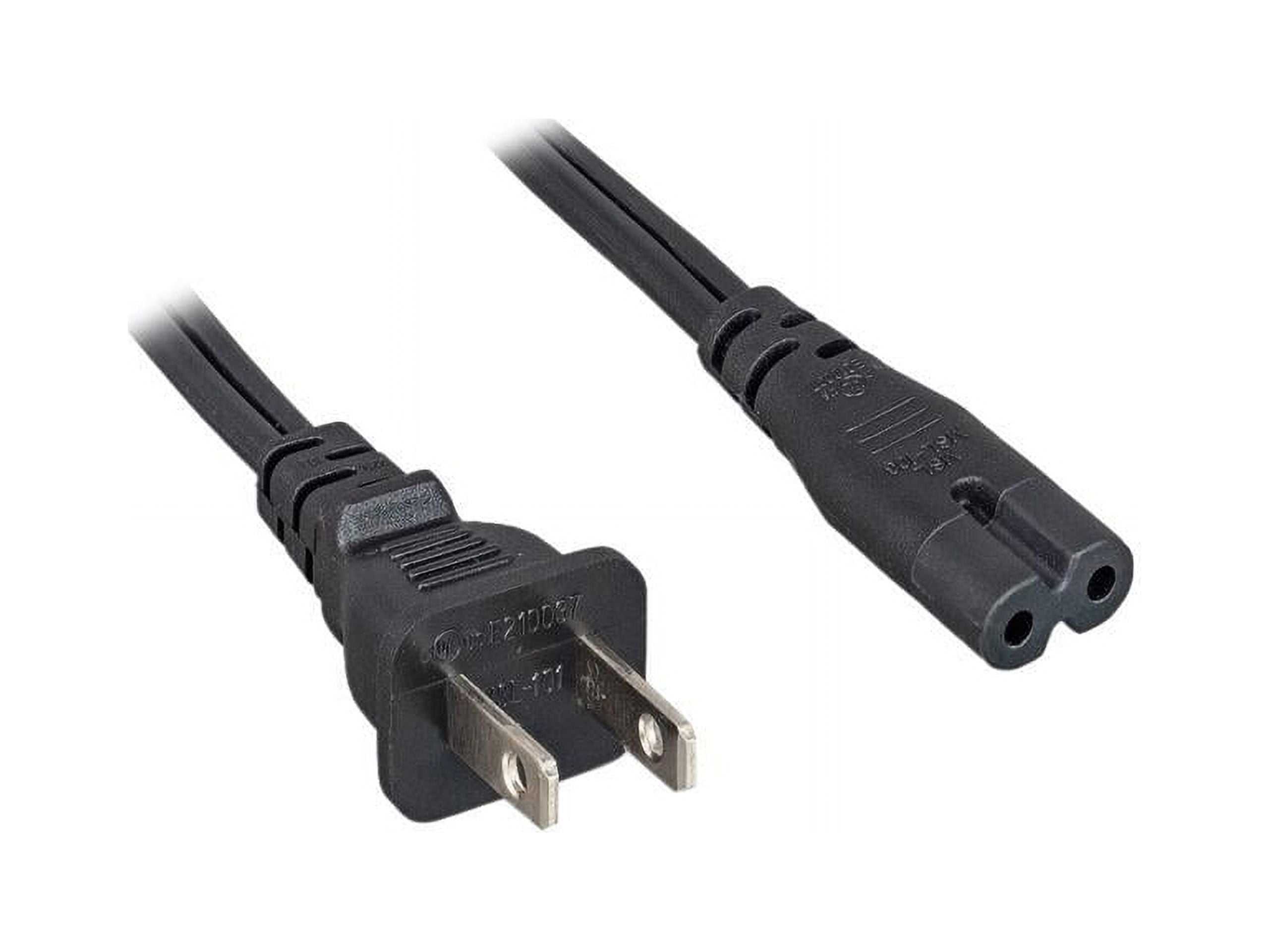 Nippon Labs 18 AWG Non-Polarized US Notebook Power Cord NEMA 1-15P to ...