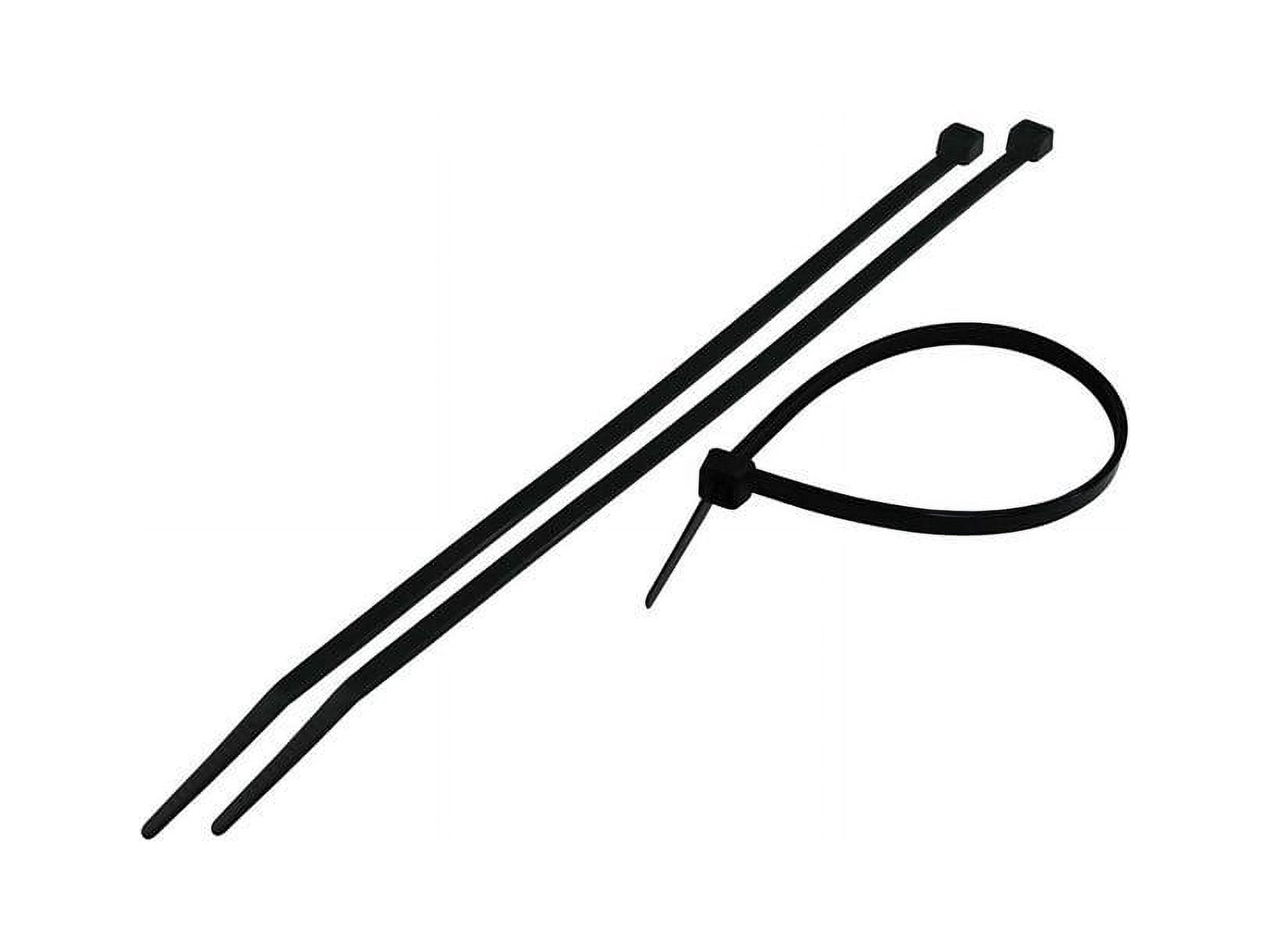 Nippon Labs 50CV-100-UV UV Resistant Nylon Cable Tie, 4 inches Long, 18 ...
