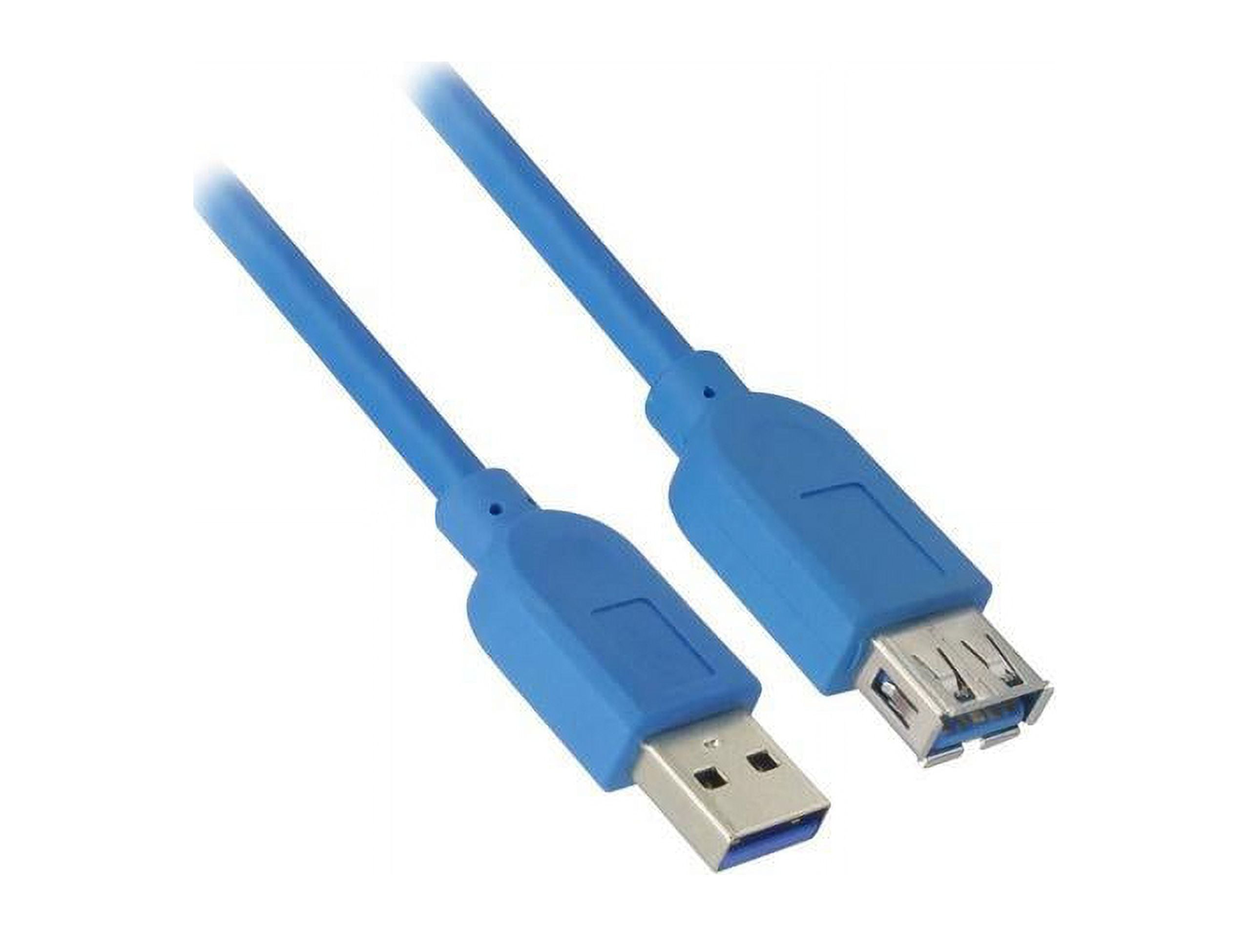 Nippon Labs 50USB3-AAF-15 15 ft. USB 3.0 A Male to A Female Extension Cable - Blue - Walmart.com
