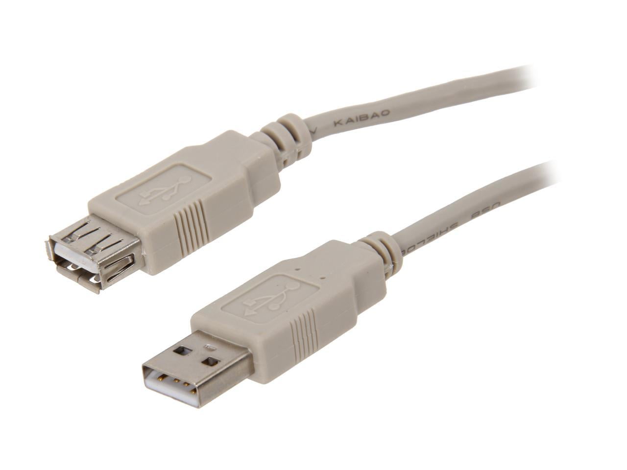 Nippon Labs 6 ft. USB cable A/Male to A/Female extension USB 6ft cable ...