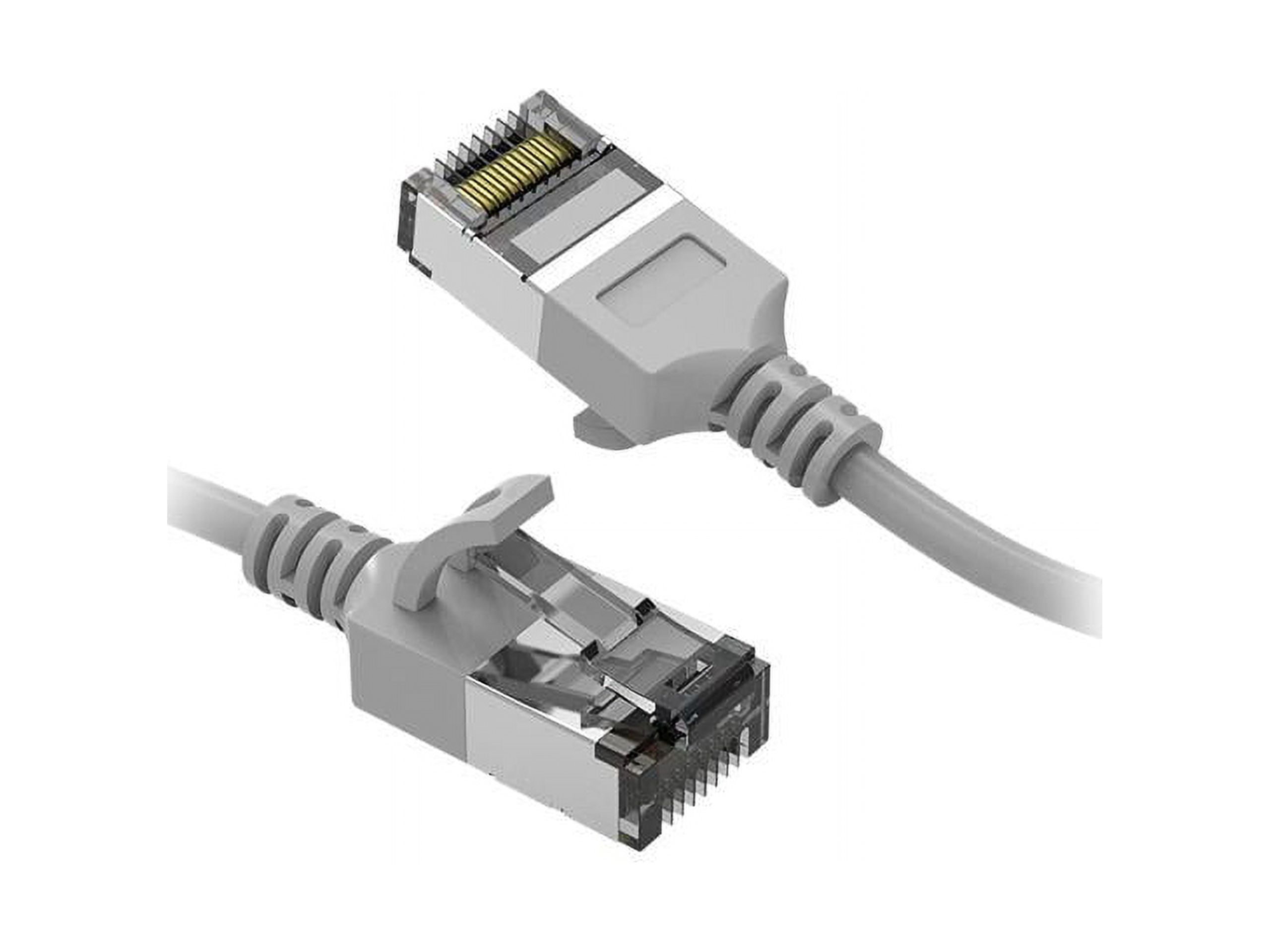 Nippon Labs 60CAT8-1-30GY 1 ft. Cat.8 U/FTP Slim Ethernet Network Cable ...