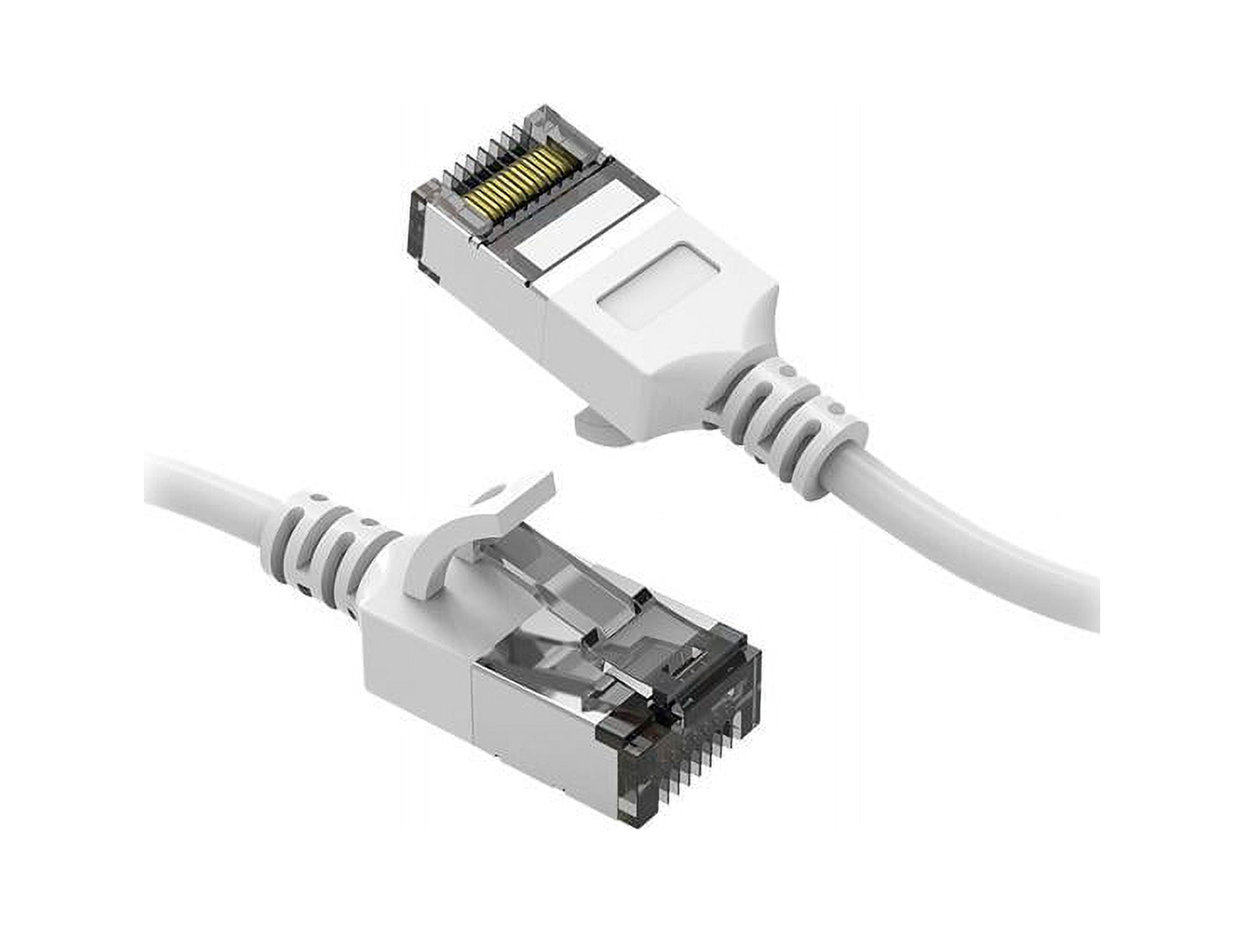 Nippon Labs 60CAT8-3-30WT 3 ft. Cat 8 White U/FTP Slim Ethernet Network Cable 30AWG - Latest ...