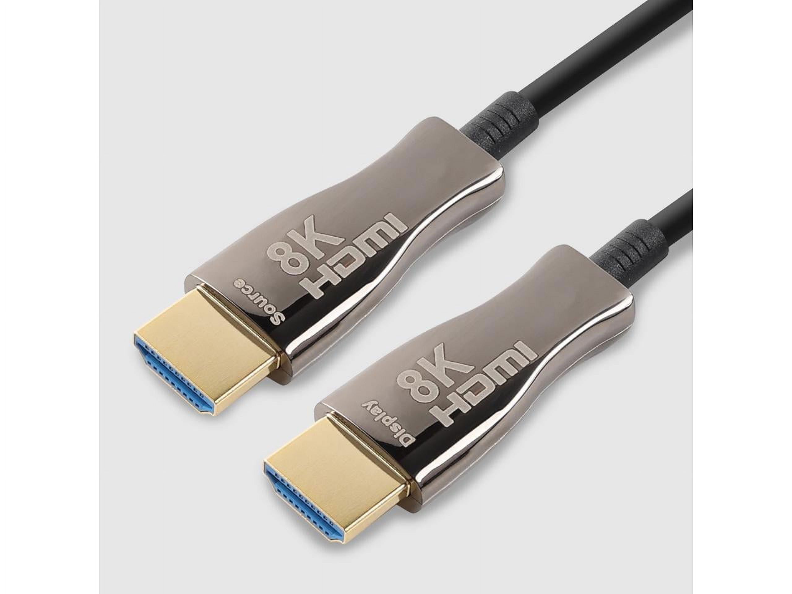 Nippon Labs 65FT Hybrid Active Optical Fiber HDMI Cable; 8K@60Hz 4K ...