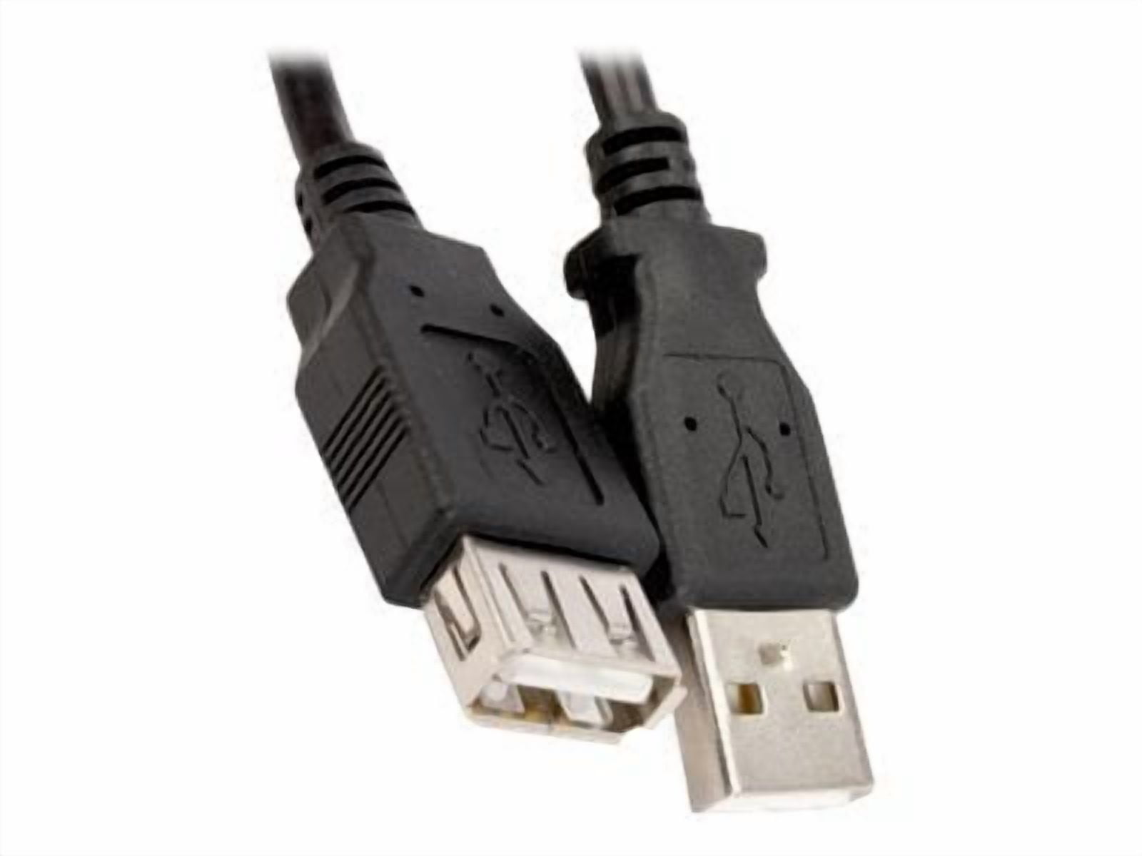 Nippon Labs Black 15 ft. USB cable A/Male to A/Female extension (USB-15 ...