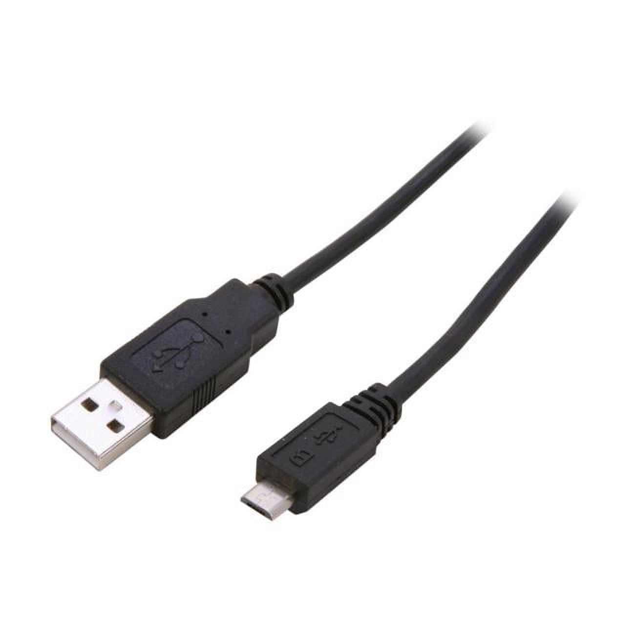 Nippon Labs Black 6 ft. A/Male to Micro B/Male 6ft Cable Model USB-6 ...