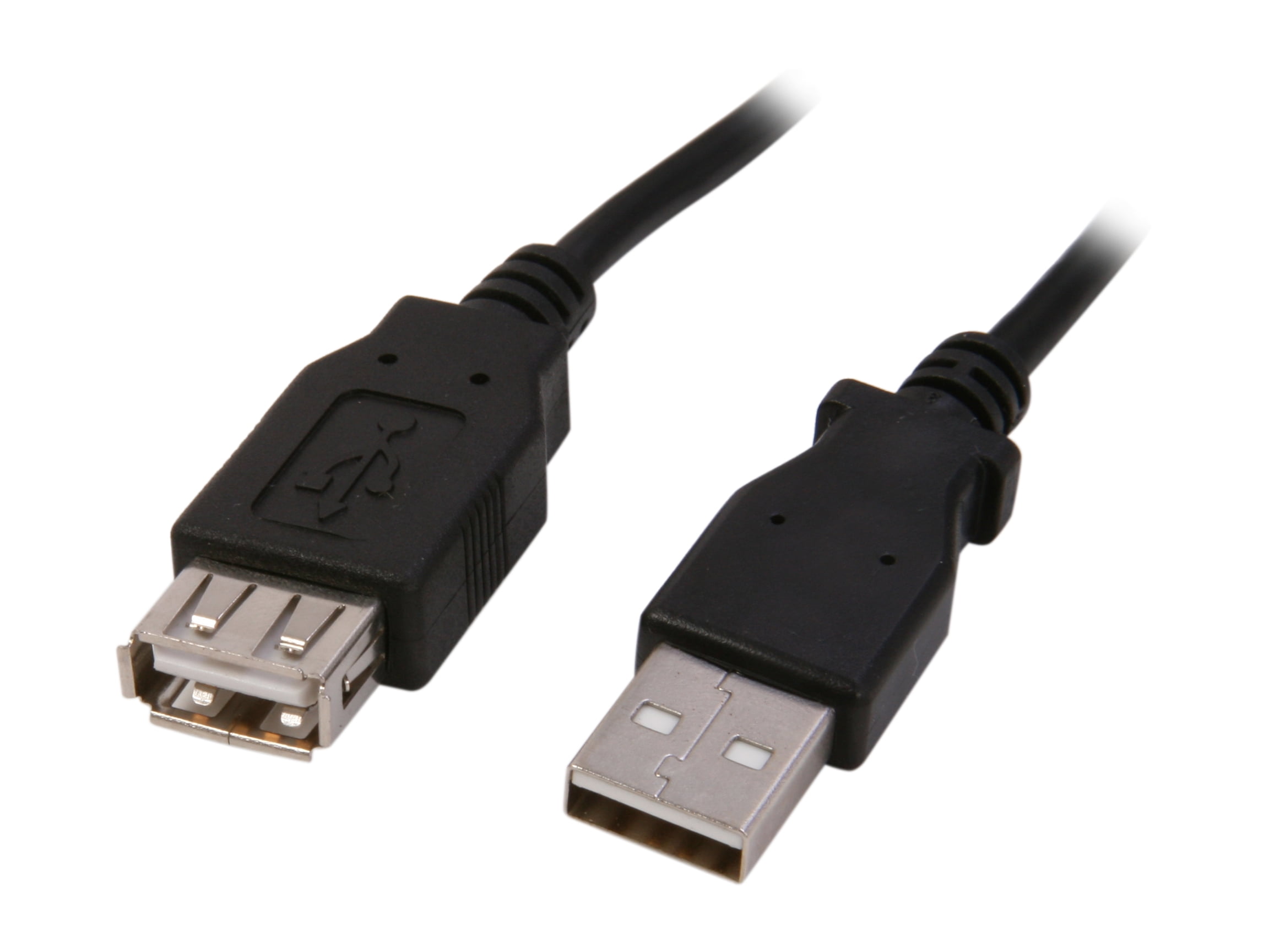 Nippon Labs Black 6 ft. USB cable A/Male to A/Female extension USB 6ft ...