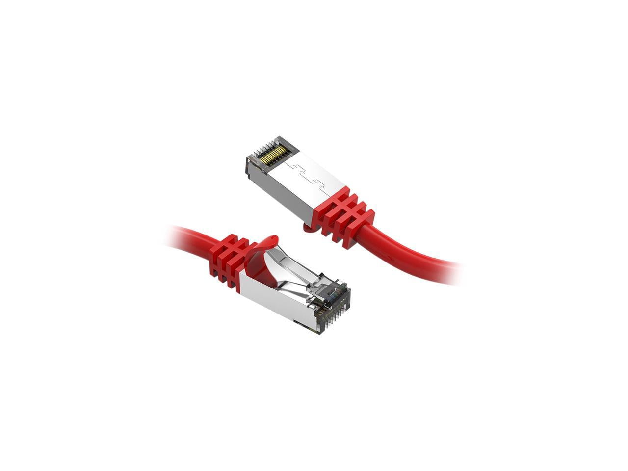 Nippon Labs Cat8 RJ45 2ft Ethernet Patch Internet Network LAN Cable, In/Outdoor, 26AWG, Shielded ...