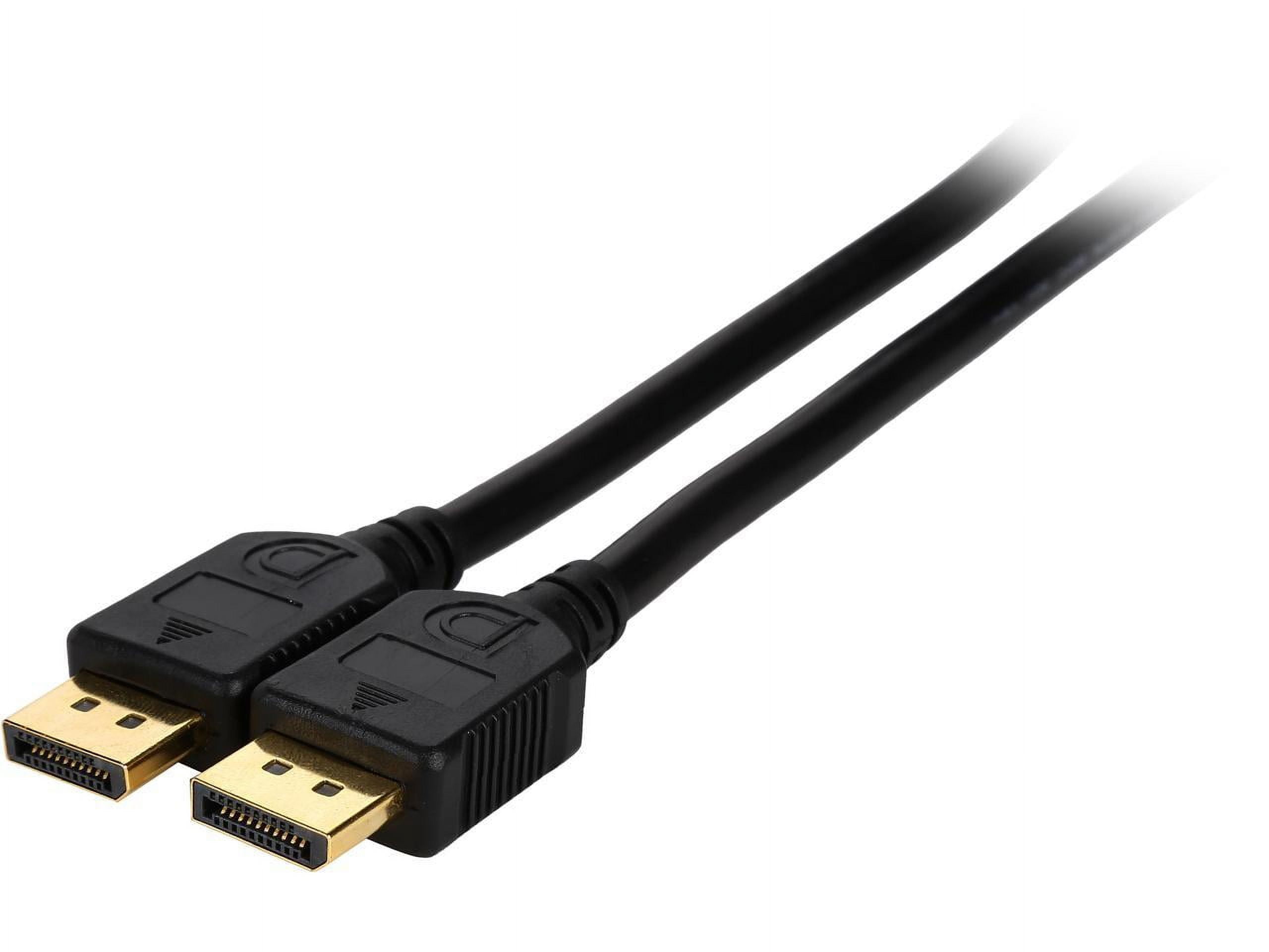 Nippon Labs DP-3-MM 3 ft. DisplayPort HBR Male to Male Cable, Black ...