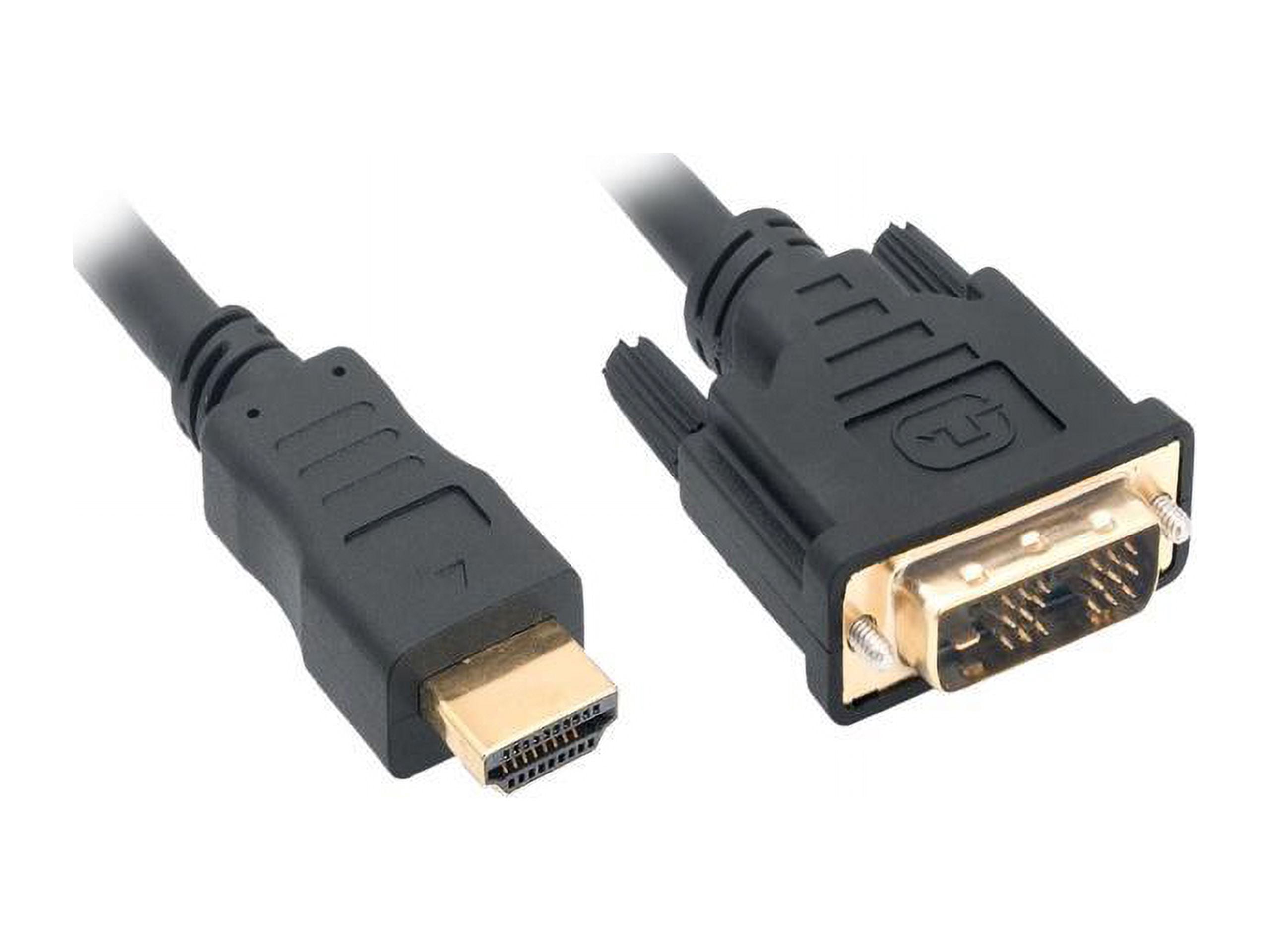 Nippon Labs DVI 3 HDMI 10 ft. HDMI Male to DVI-D Adapter Cable with ...