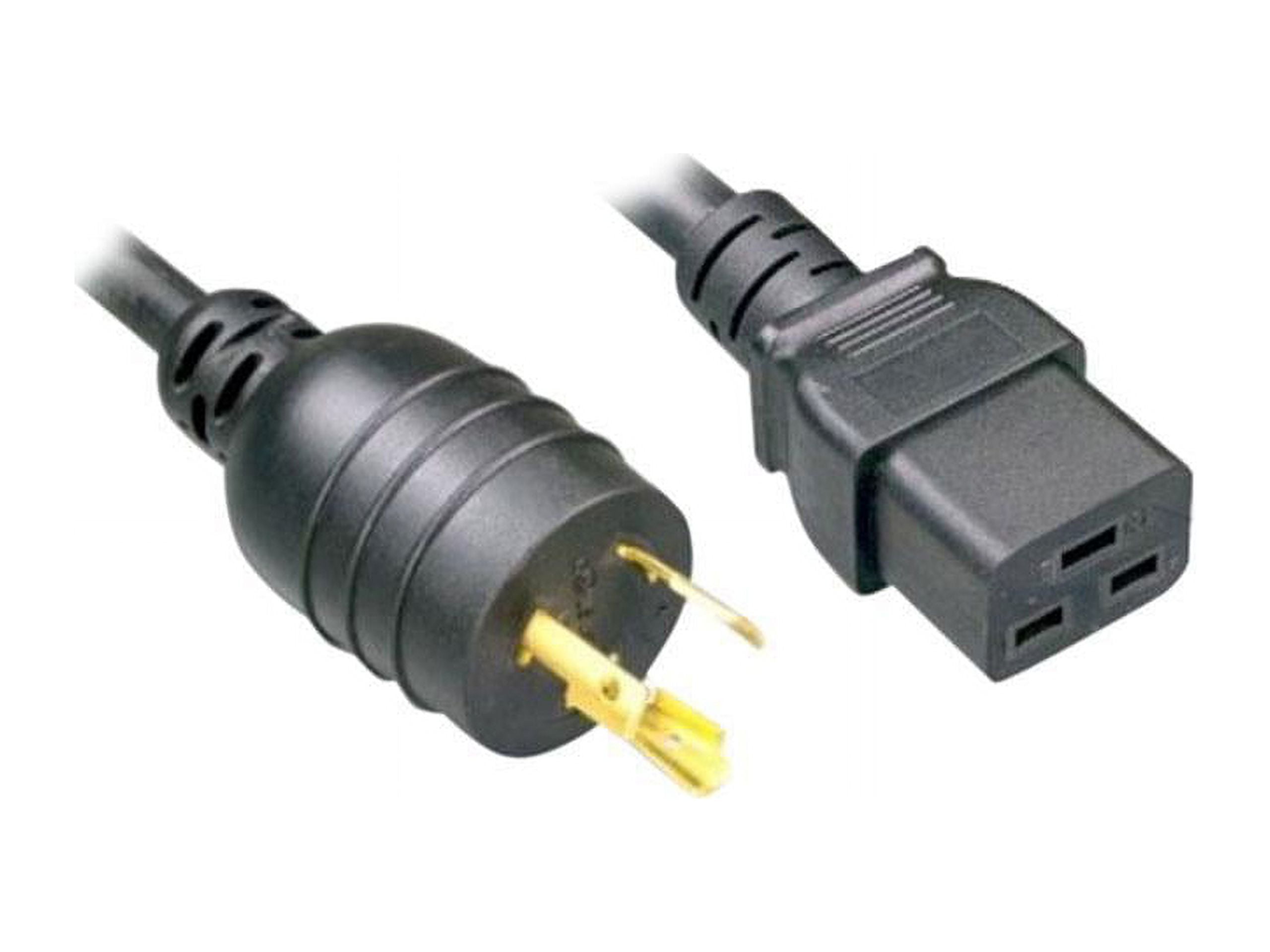 Nippon Labs L6-20P / C19 High Voltage / High Current Power Cord, NEMA ...