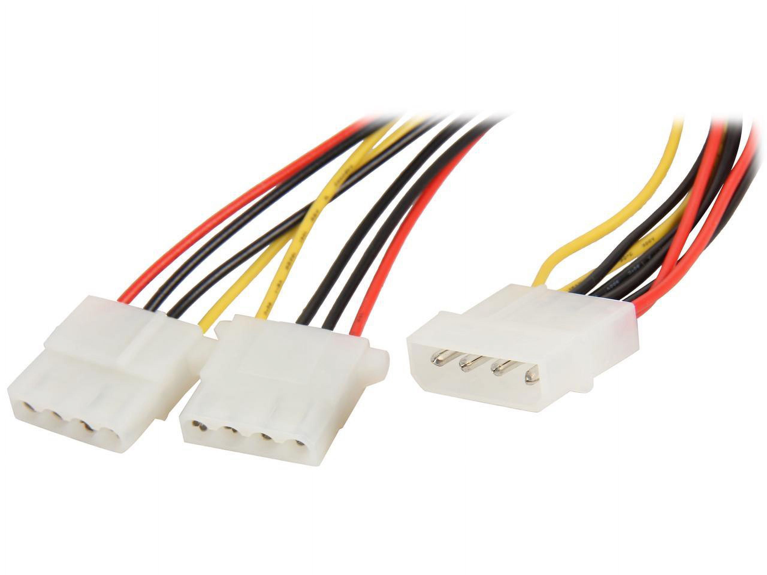 Nippon Labs POW-01208 8" 1 x Molex 5.25 Male to 2 x Molex 5.25 Female ...